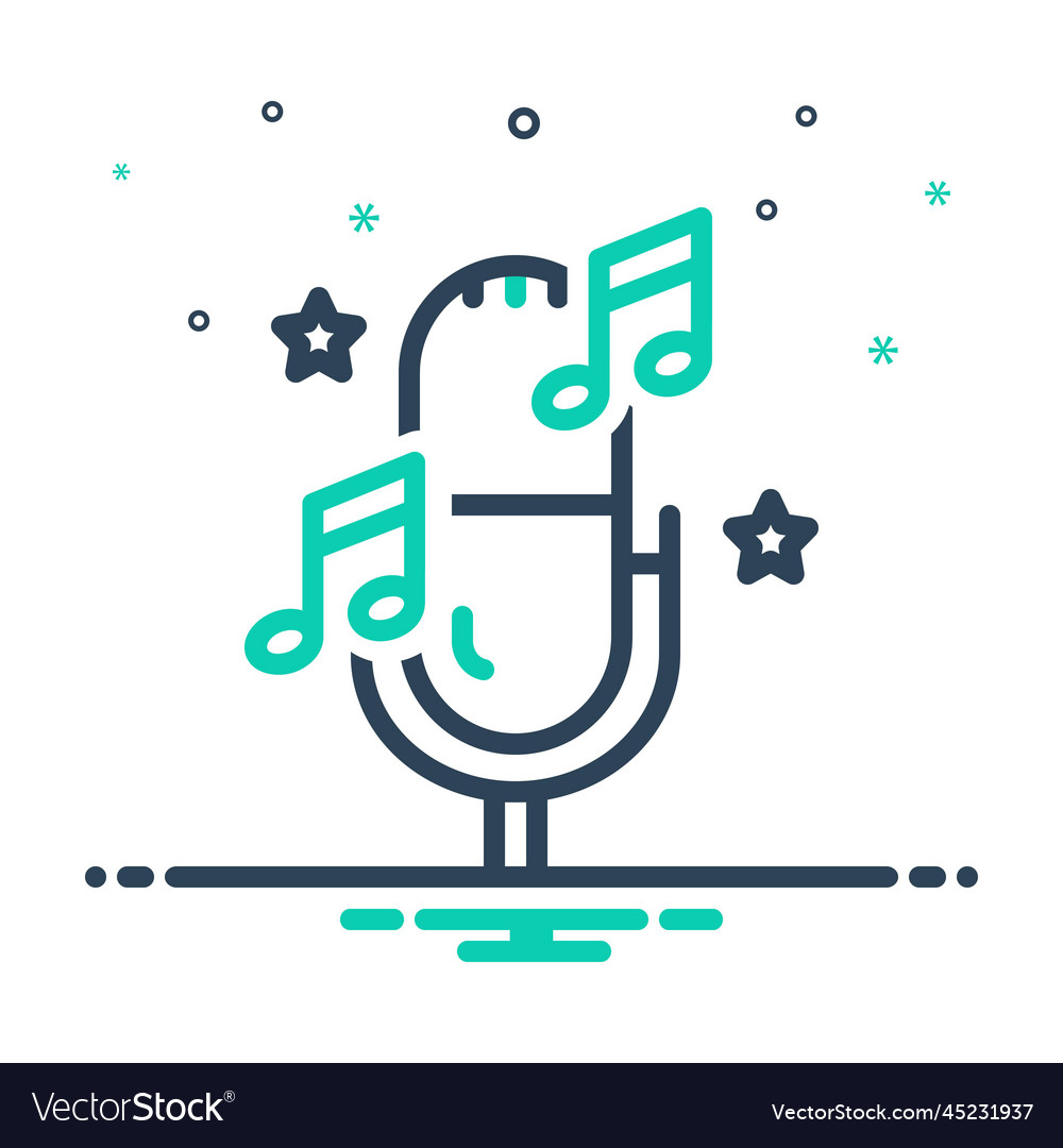 Singing Royalty Free Vector Image - VectorStock