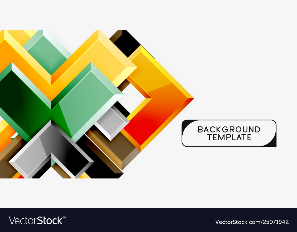 Abstract arrows composition background Royalty Free Vector