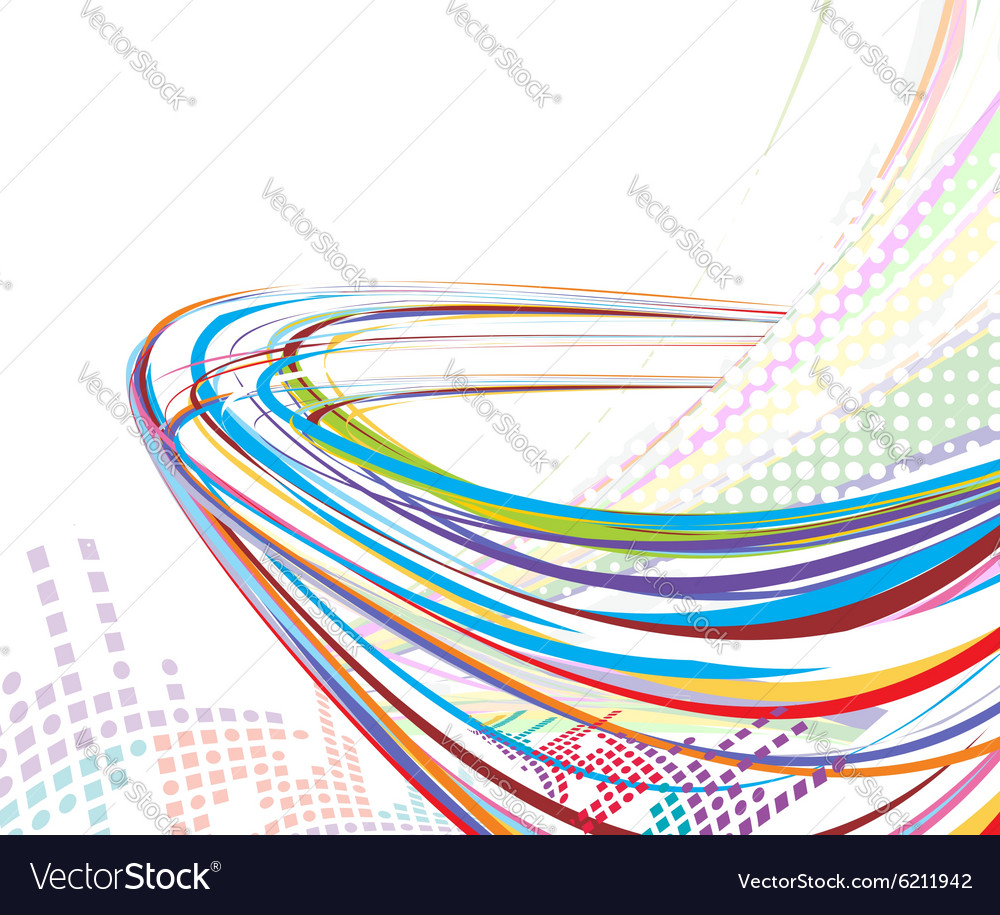 Abstract wave Royalty Free Vector Image - VectorStock