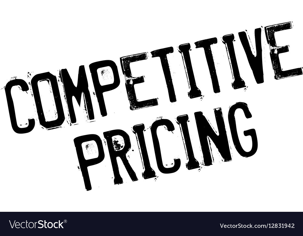 Competitive pricing rubber stamp Royalty Free Vector Image Competitive pricing rubber stamp Royalty Free Vector Image