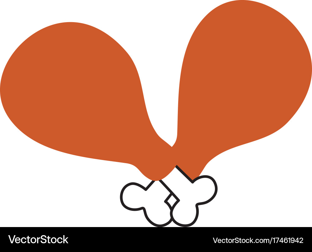 Fast food roasted chicken menu restaurant Vector Image