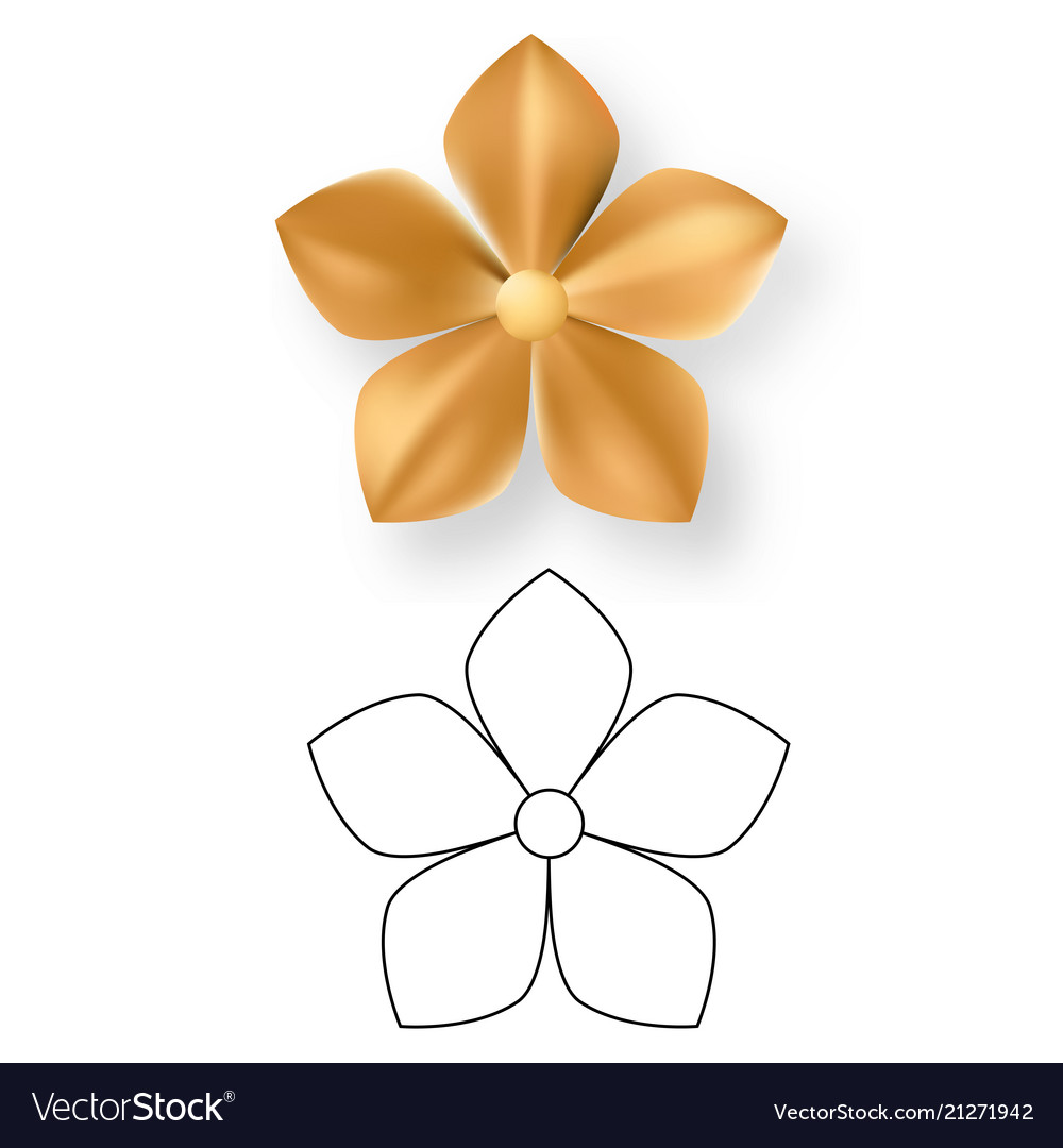 Five Petal Flower Template Free Best Flower Site