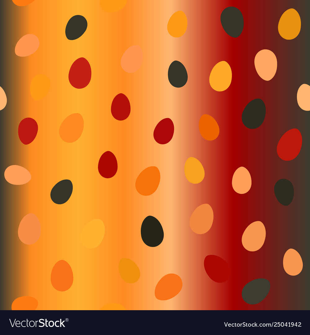 Gradient egg pattern seamless Royalty Free Vector Image