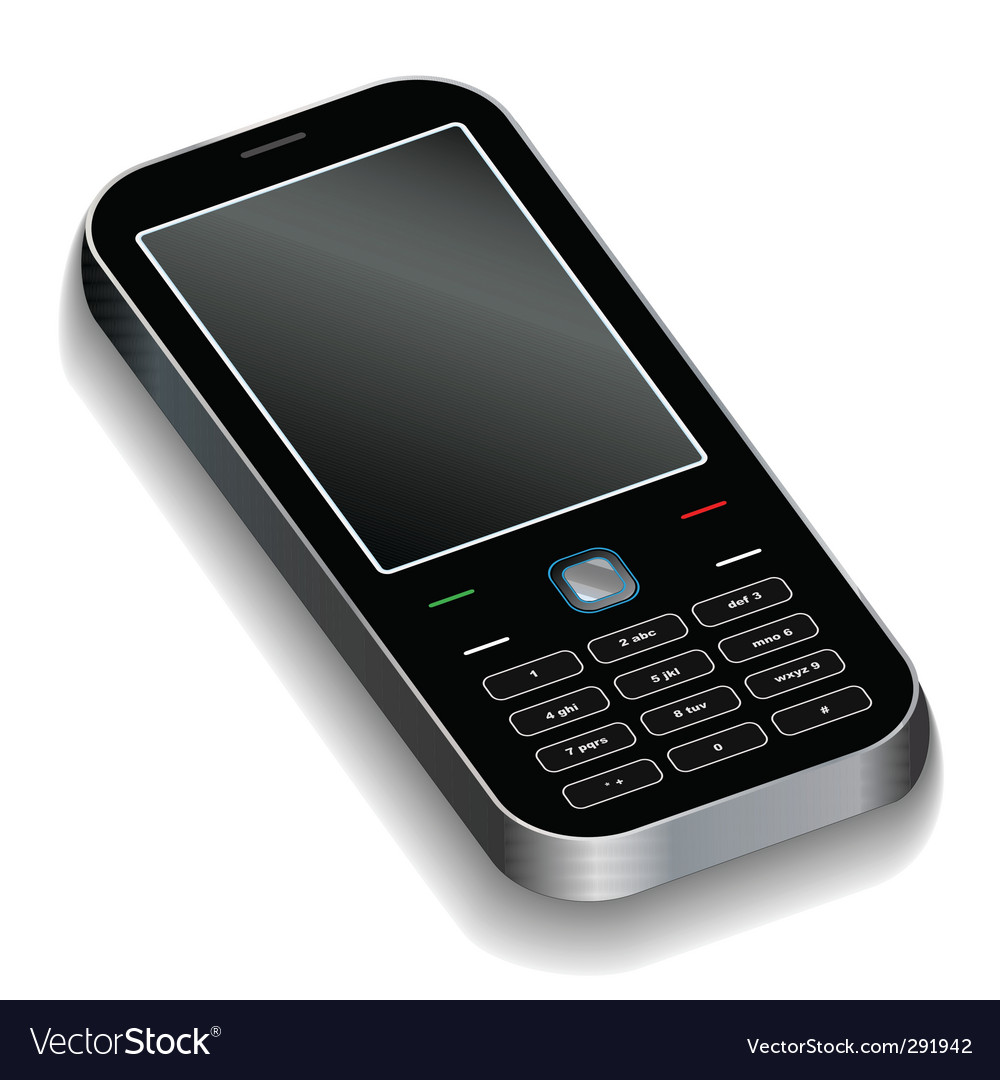 Mobile phone Royalty Free Vector Image - VectorStock