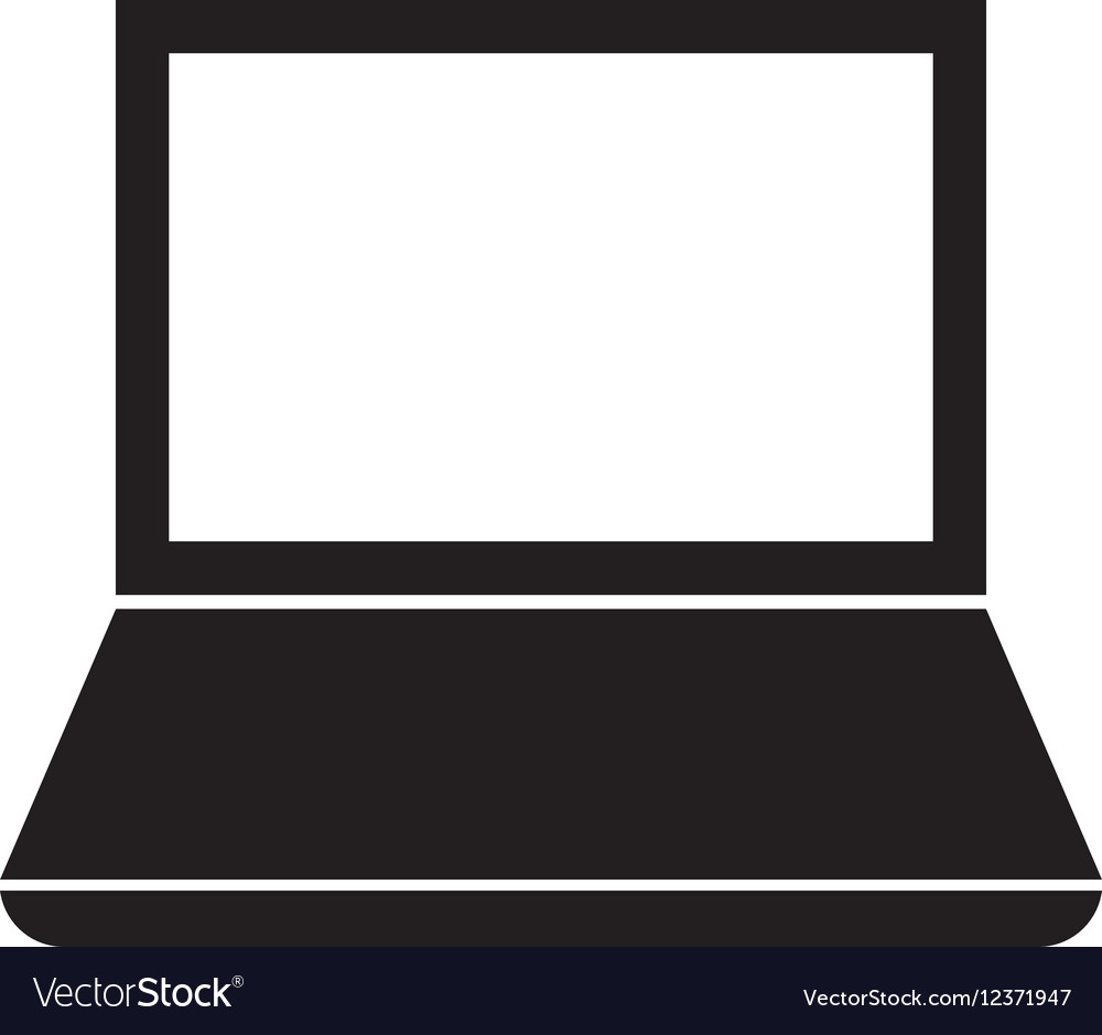 Laptop computer technology Royalty Free Vector Image