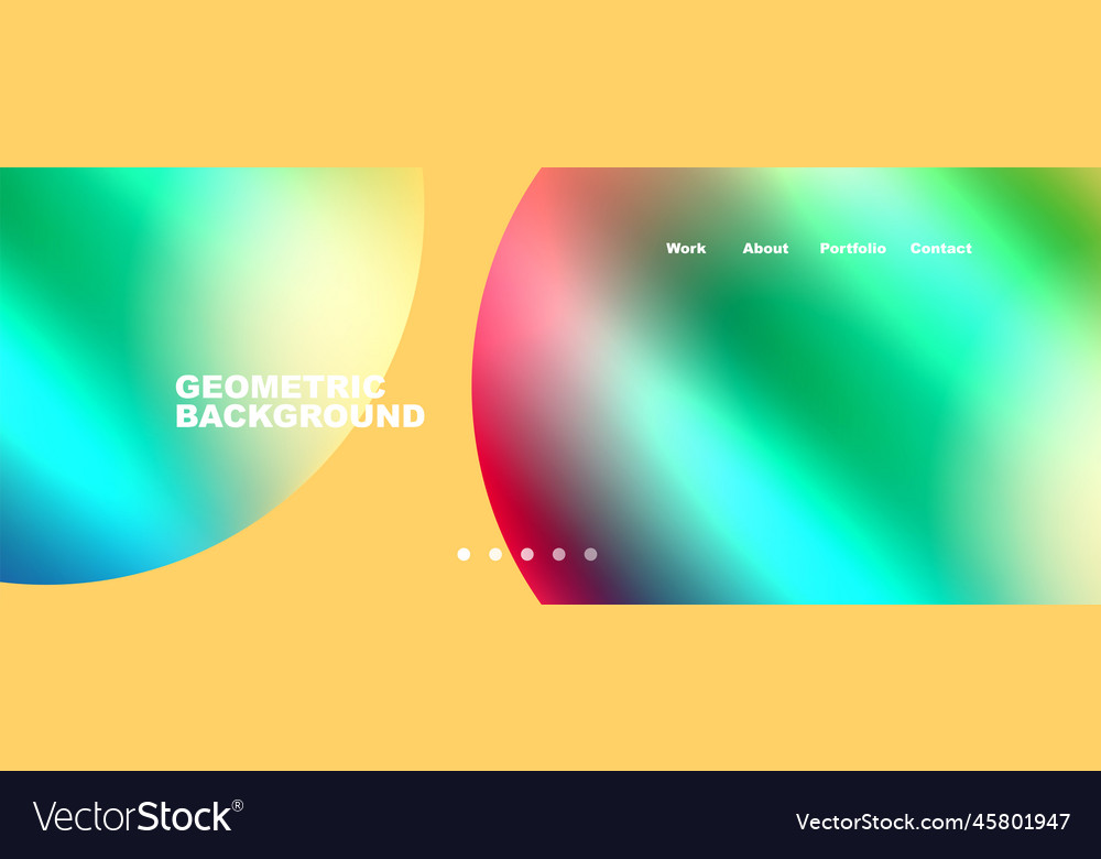 Trendy simple circle gradient abstract background Vector Image