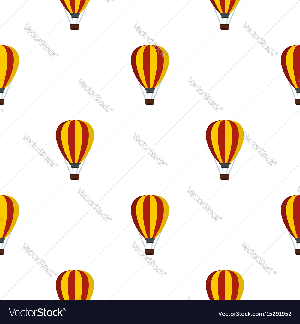 Balloon pattern flat Royalty Free Vector Image