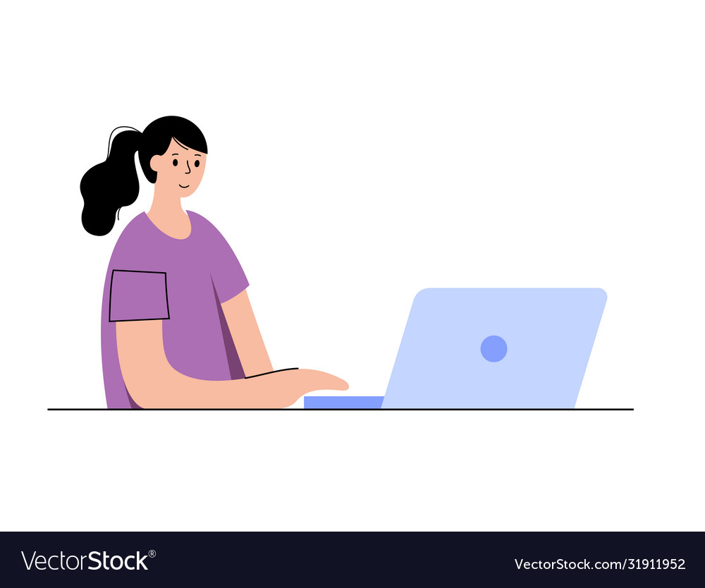 Remote connection concept Royalty Free Vector Image