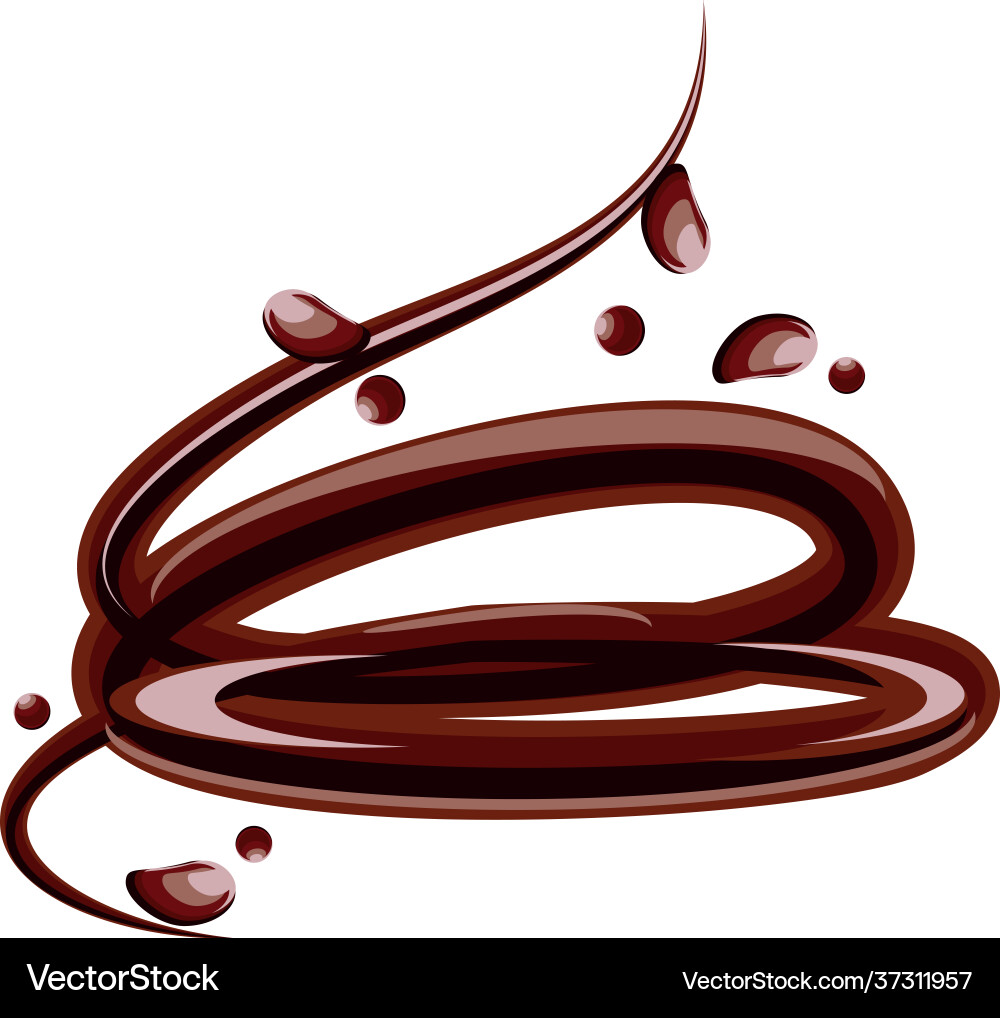 Chocolate sweet tasty Royalty Free Vector Image