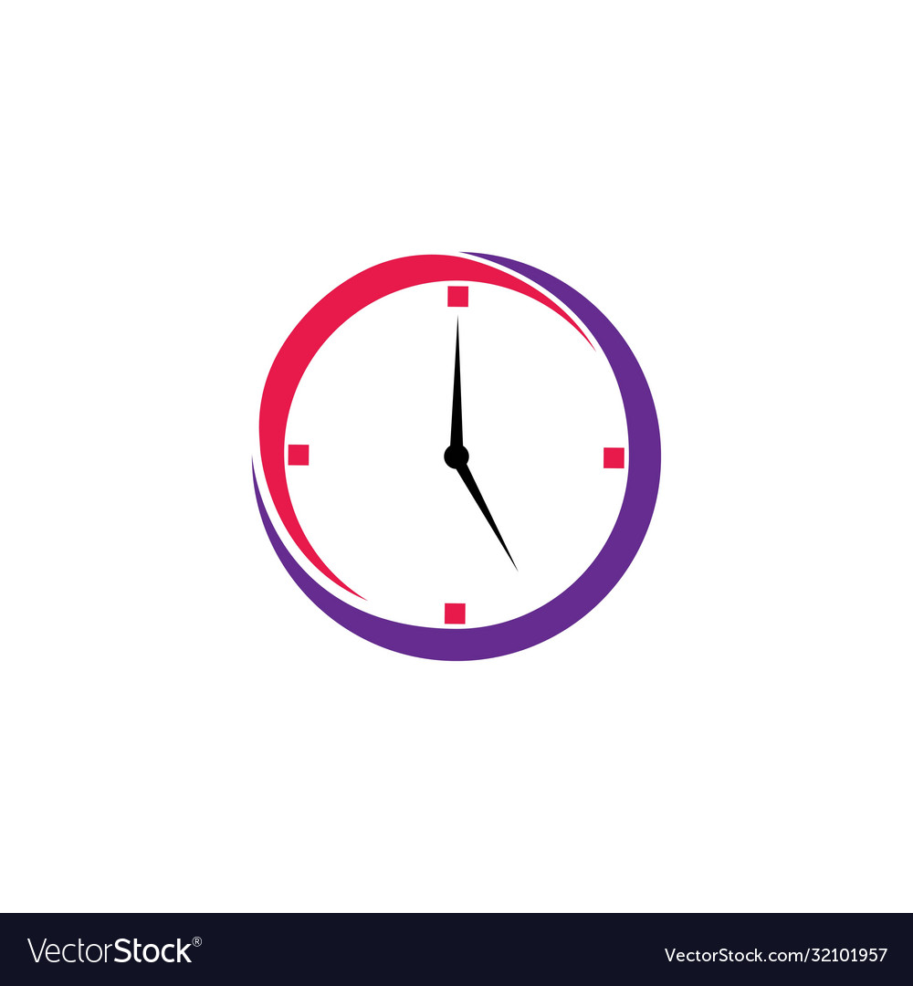 Time logo Royalty Free Vector Image - VectorStock