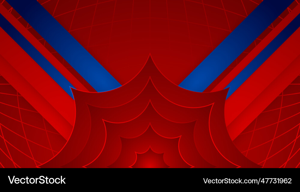 Abstract blue and red background Royalty Free Vector Image