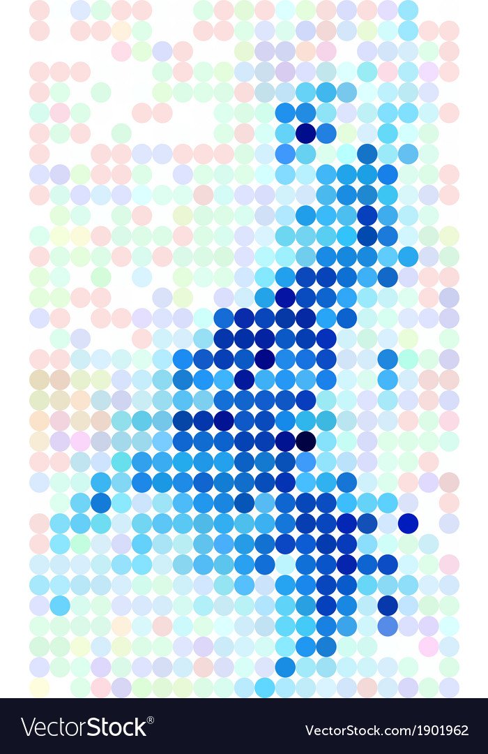 Abstract dots background Royalty Free Vector Image