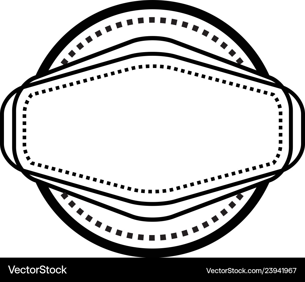 Vintage retro blank labels logo Royalty Free Vector Image