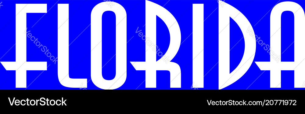 Produce of florida shield Royalty Free Vector Image
