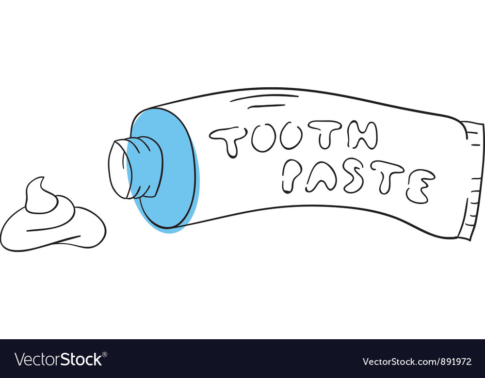 Toothpaste Royalty Free Vector Image - VectorStock
