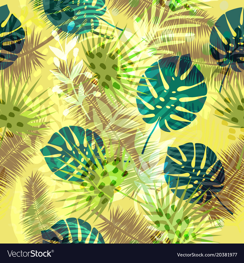 Colourful trendy seamless exotic pattern Vector Image Colourful trendy seamless exotic pattern Vector Image