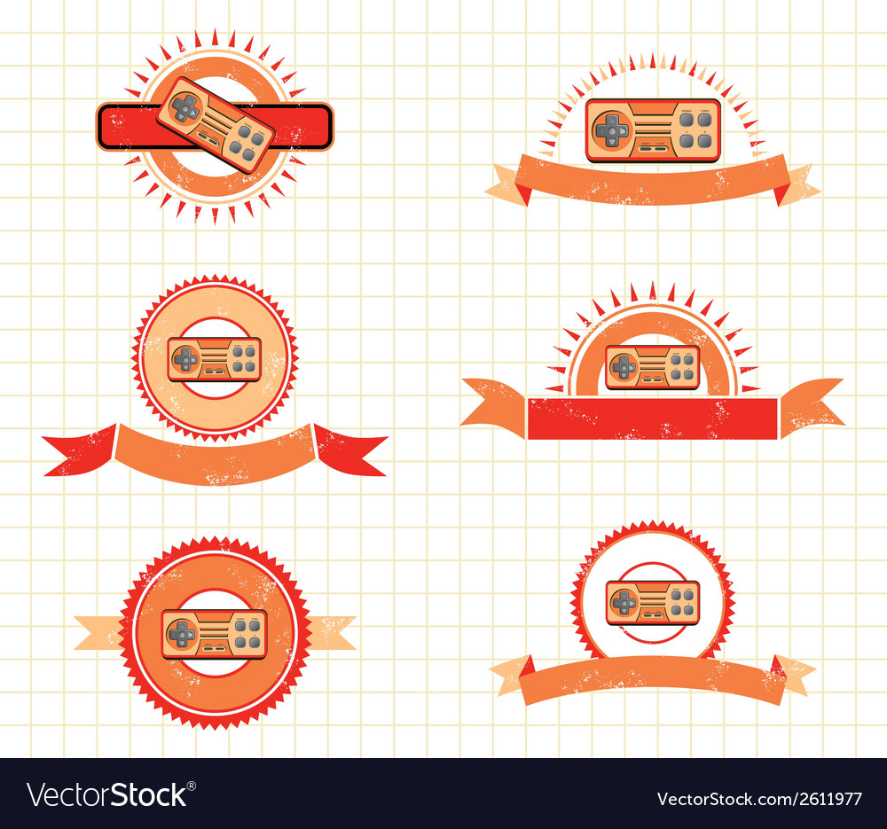 Controller design element Royalty Free Vector Image