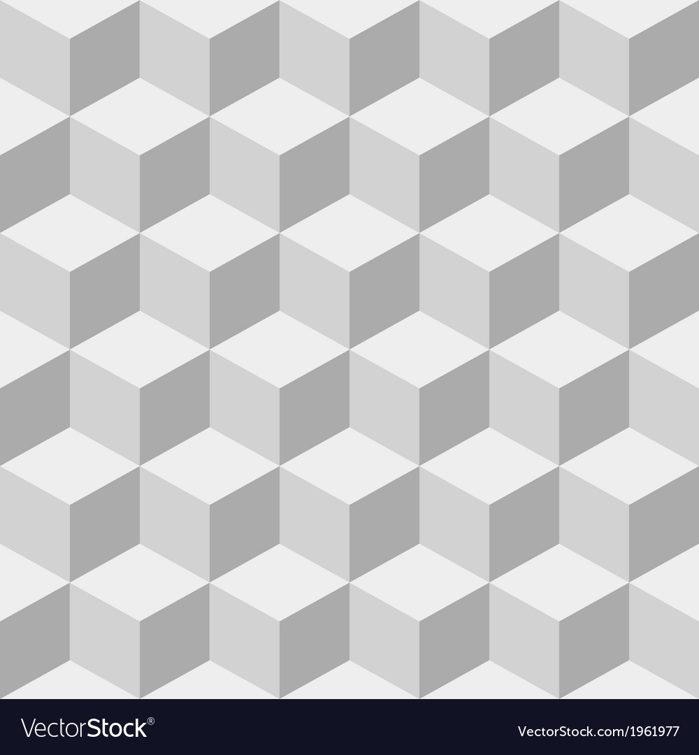 Cubes seamless background Royalty Free Vector Image