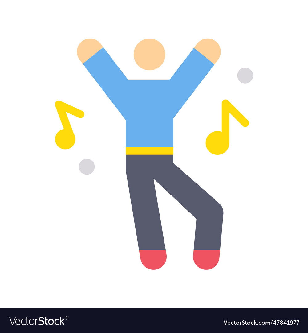 Dance icon image Royalty Free Vector Image - VectorStock