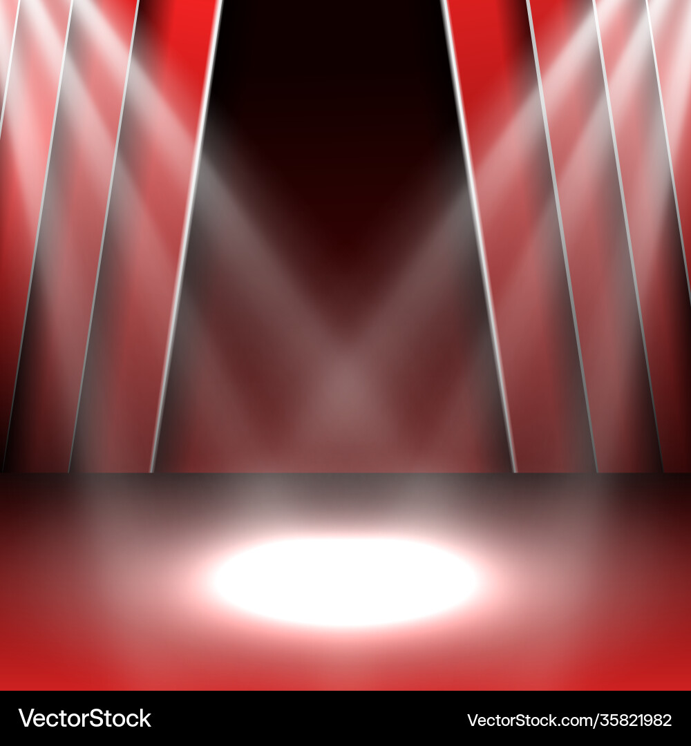 Festive design with lights poster for concert Vector Image