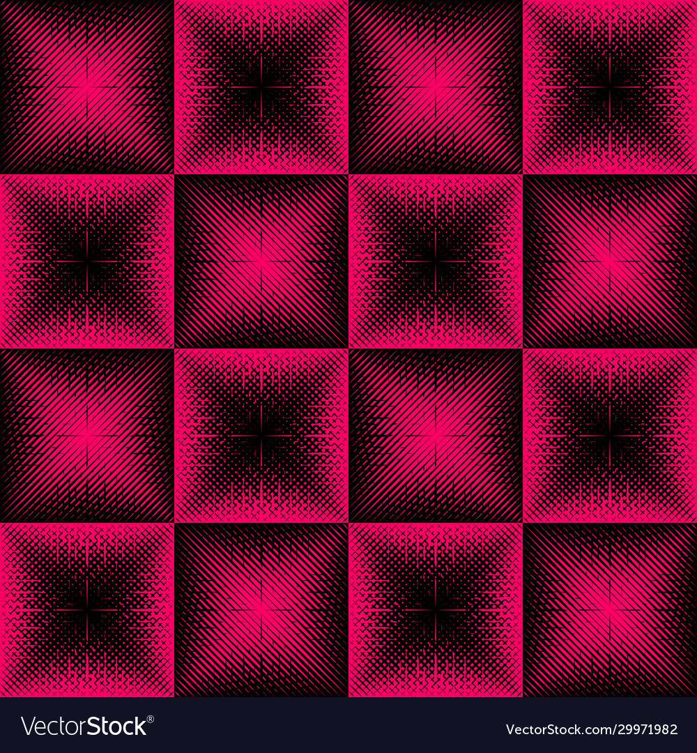 Halftone abstract seamless pattern Royalty Free Vector Image