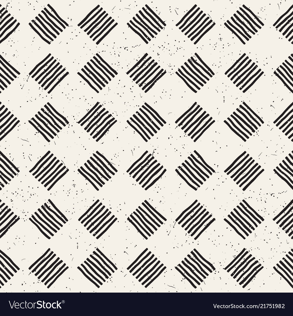 Hand drawn seamless repeating pattern Royalty Free Vector
