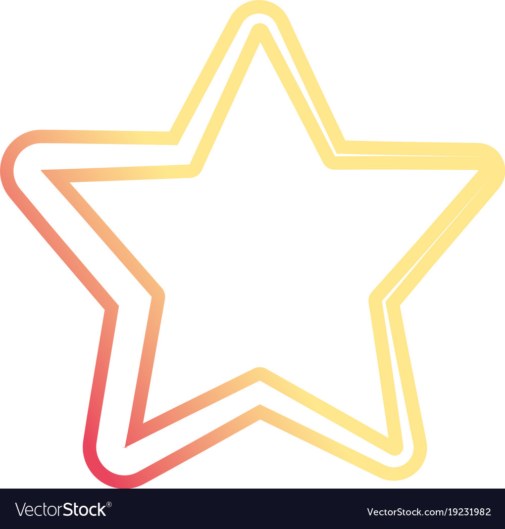 Star shape symbol Royalty Free Vector Image - VectorStock
