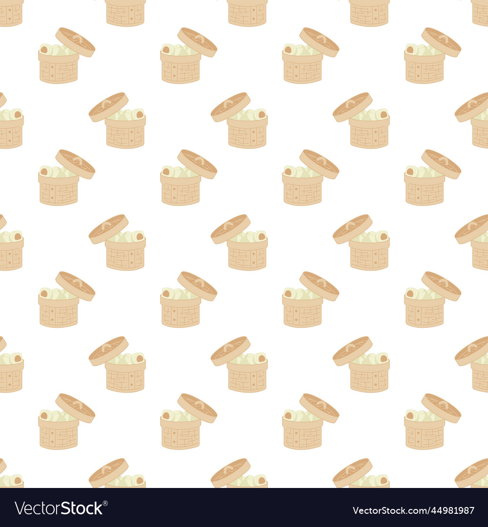 Manju pattern seamless pattern with freshly Vector Image