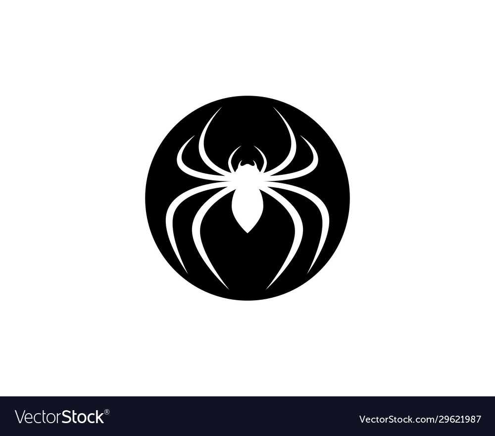 Spider symbol icon Royalty Free Vector Image - VectorStock
