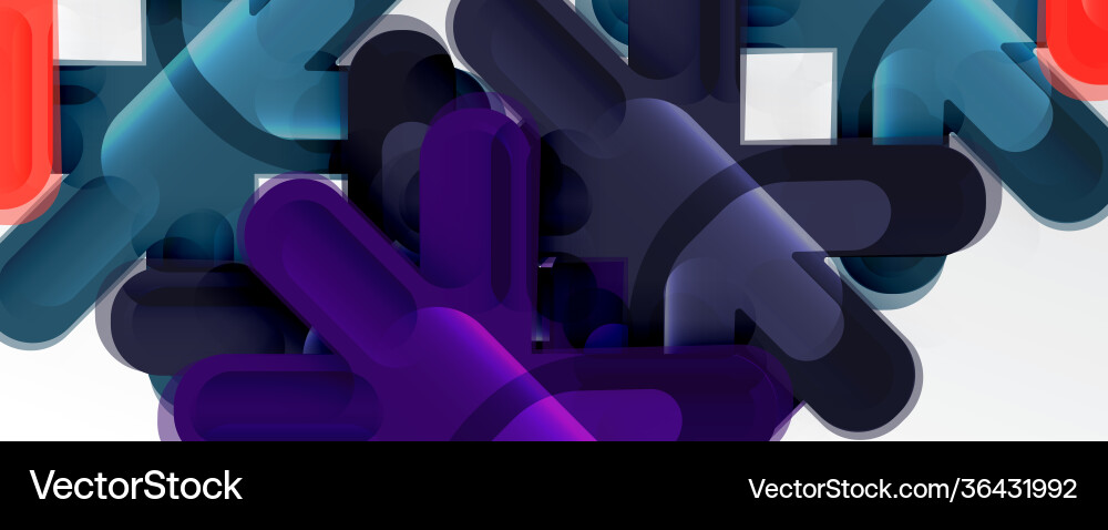 Abstract glossy crosses background for business Vector Image