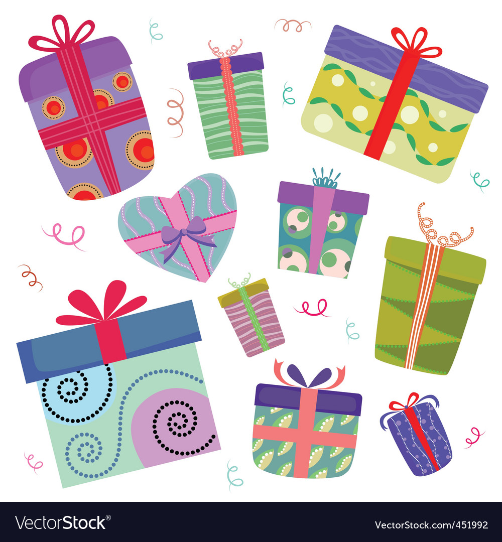 Gift box Royalty Free Vector Image - VectorStock