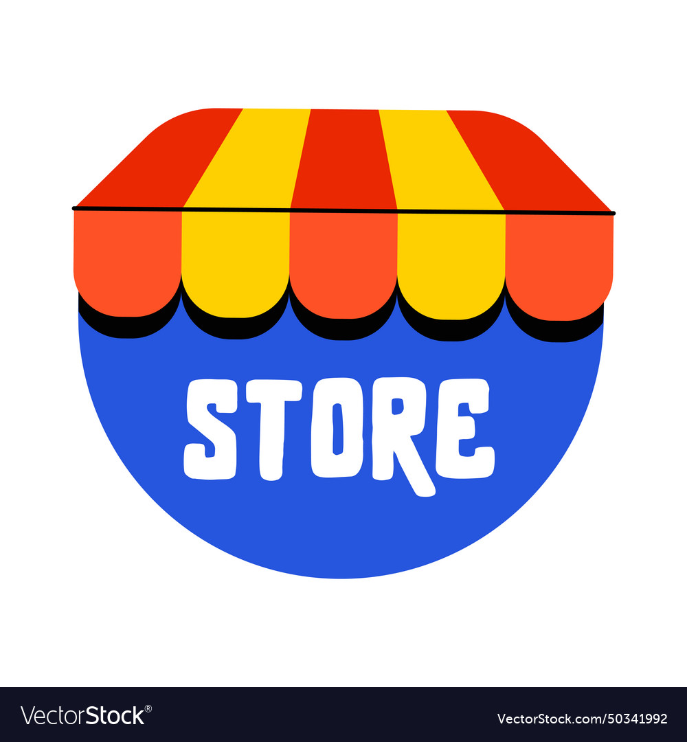 Store Royalty Free Vector Image - VectorStock