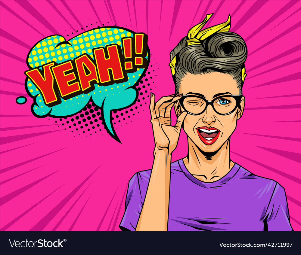Comic light concept Royalty Free Vector Image - VectorStock