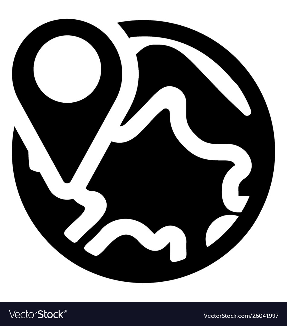 Global location pointer Royalty Free Vector Image