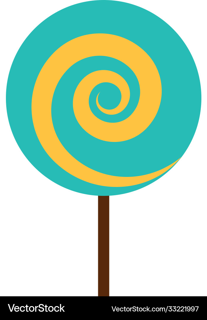 Lollipop icon image flat style Royalty Free Vector Image
