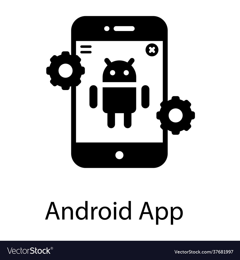 Mobile software Royalty Free Vector Image - VectorStock