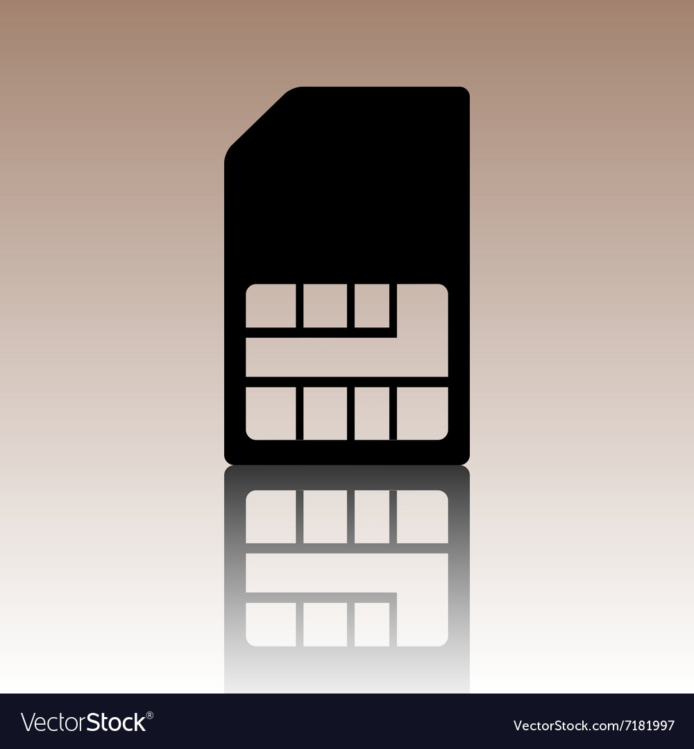 Sim card icon Royalty Free Vector Image - VectorStock