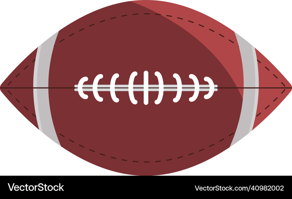 American football ball Royalty Free Vector Image