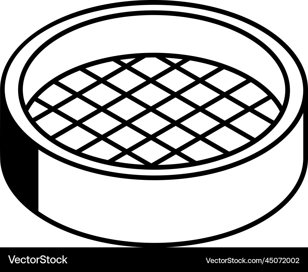 Get a line isometric icon of mold Royalty Free Vector Image