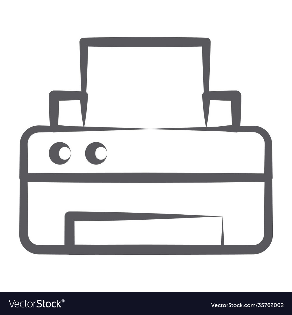 Printer Royalty Free Vector Image - VectorStock