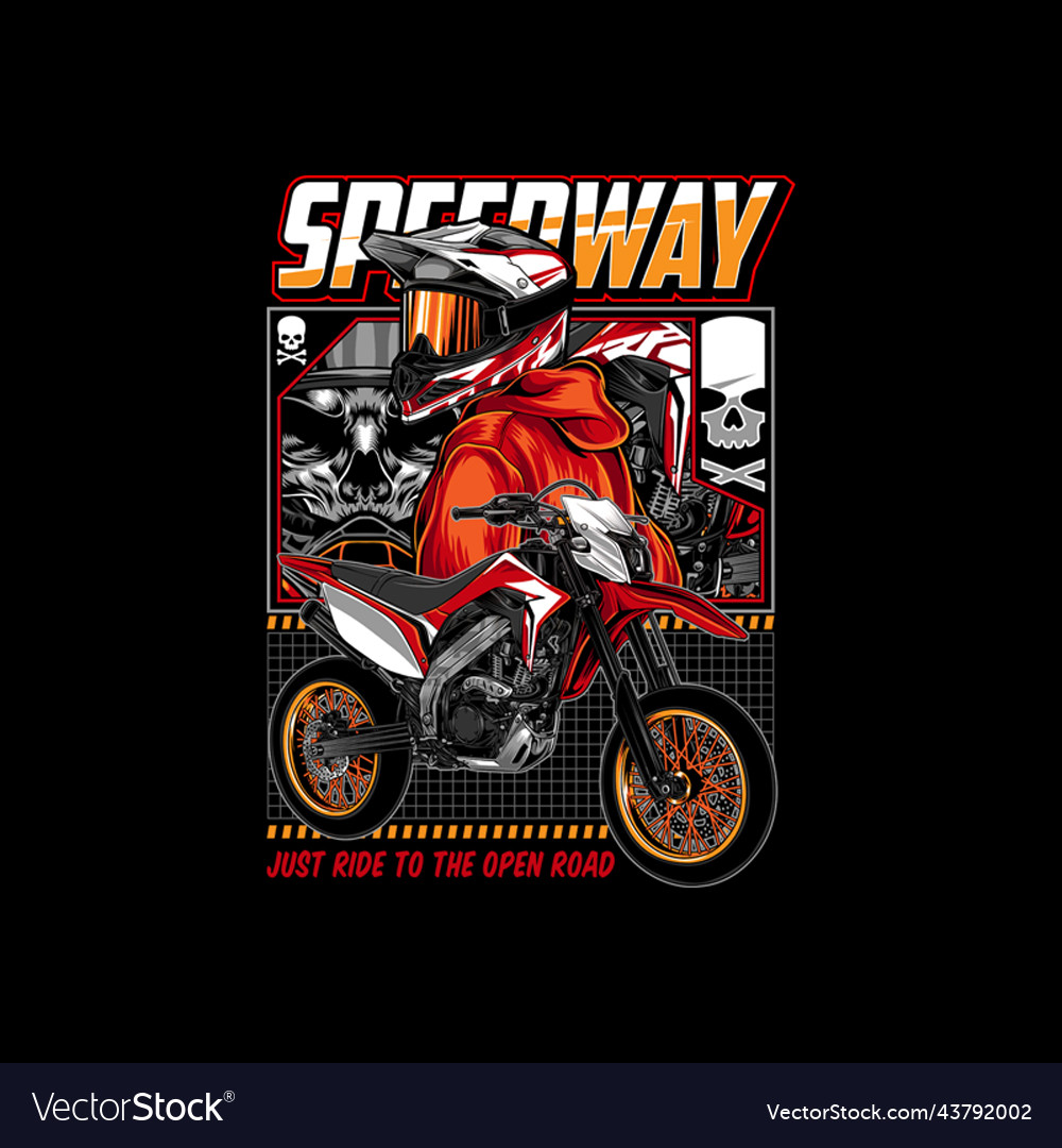 Speedway Royalty Free Vector Image - VectorStock