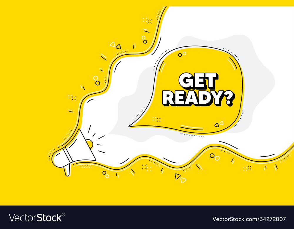 Get ready symbol special offer sign Royalty Free Vector