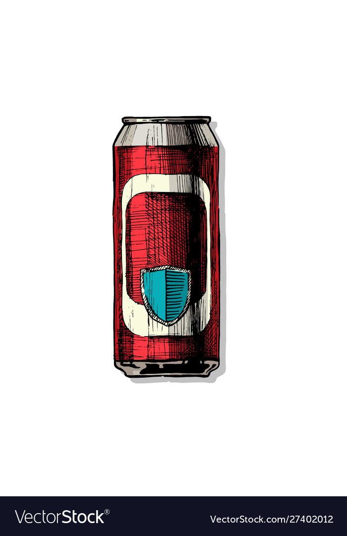 Beverage can Royalty Free Vector Image - VectorStock