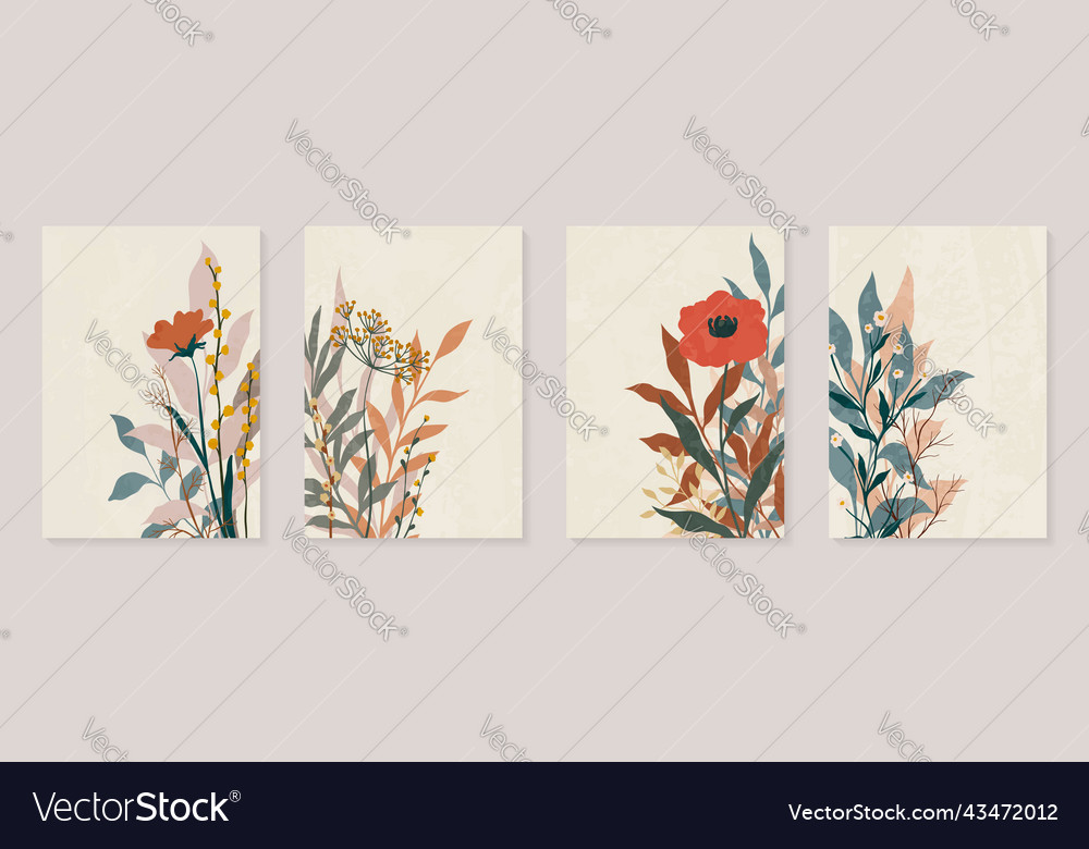 Creative minimalist abstract art background Vector Image