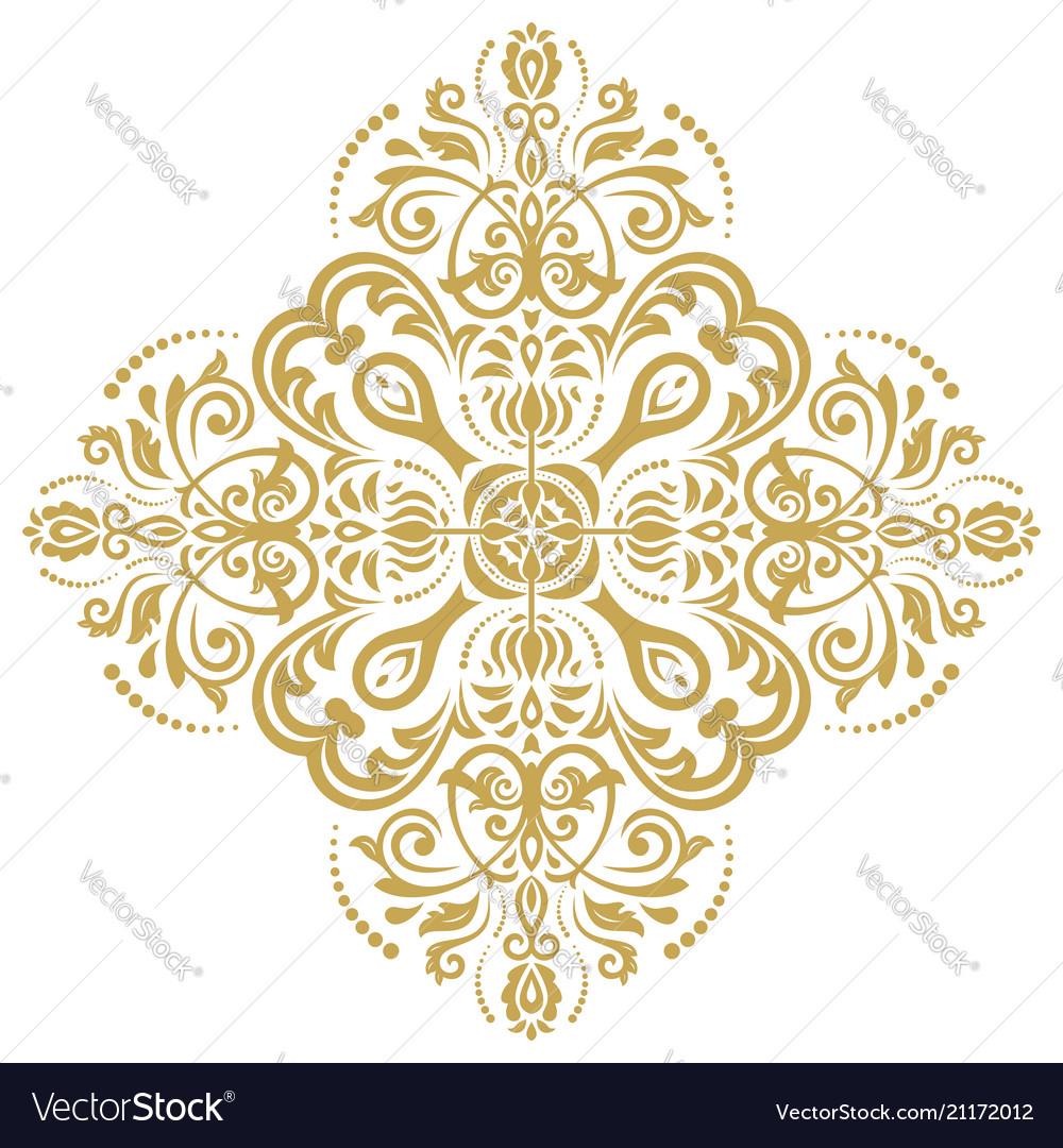 Oriental abstract pattern Royalty Free Vector Image