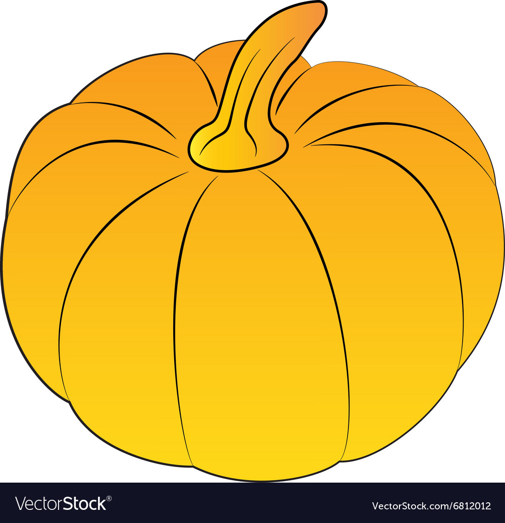 Pumpkin Royalty Free Vector Image - VectorStock
