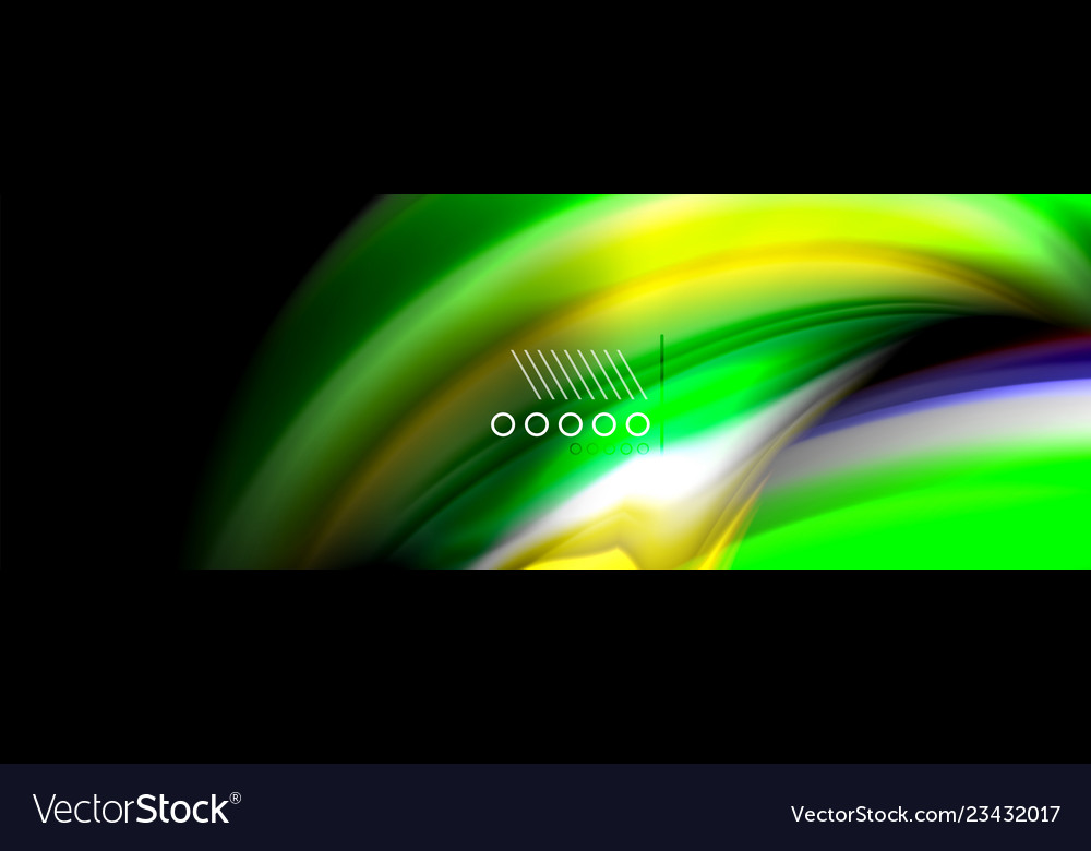 Fluid liquid wave pattern Royalty Free Vector Image