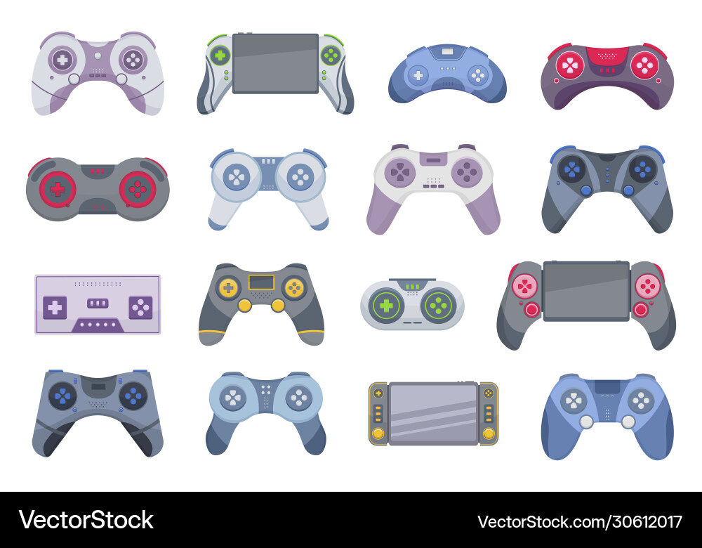 Game joystick Royalty Free Vector Image - VectorStock