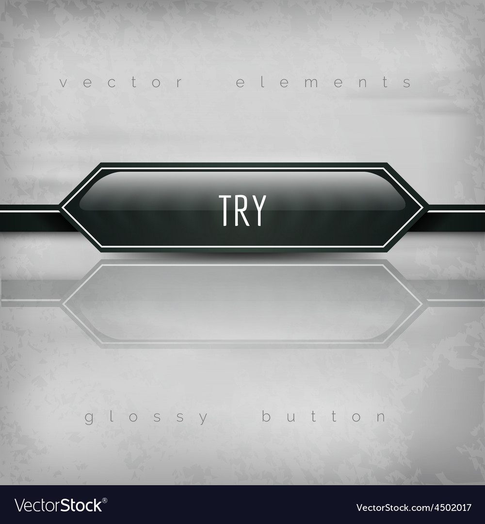 Try button Royalty Free Vector Image - VectorStock