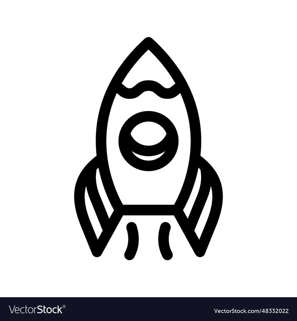 Project launch icon Royalty Free Vector Image - VectorStock